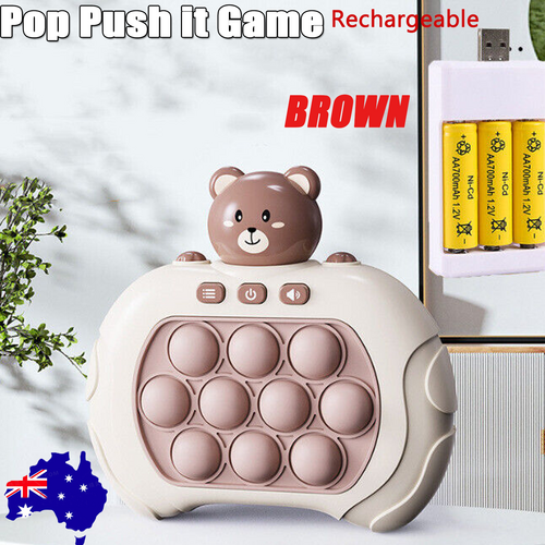 Rechargeable 3 Types Pop Push it Game Controller Sensory Fidget Toy El