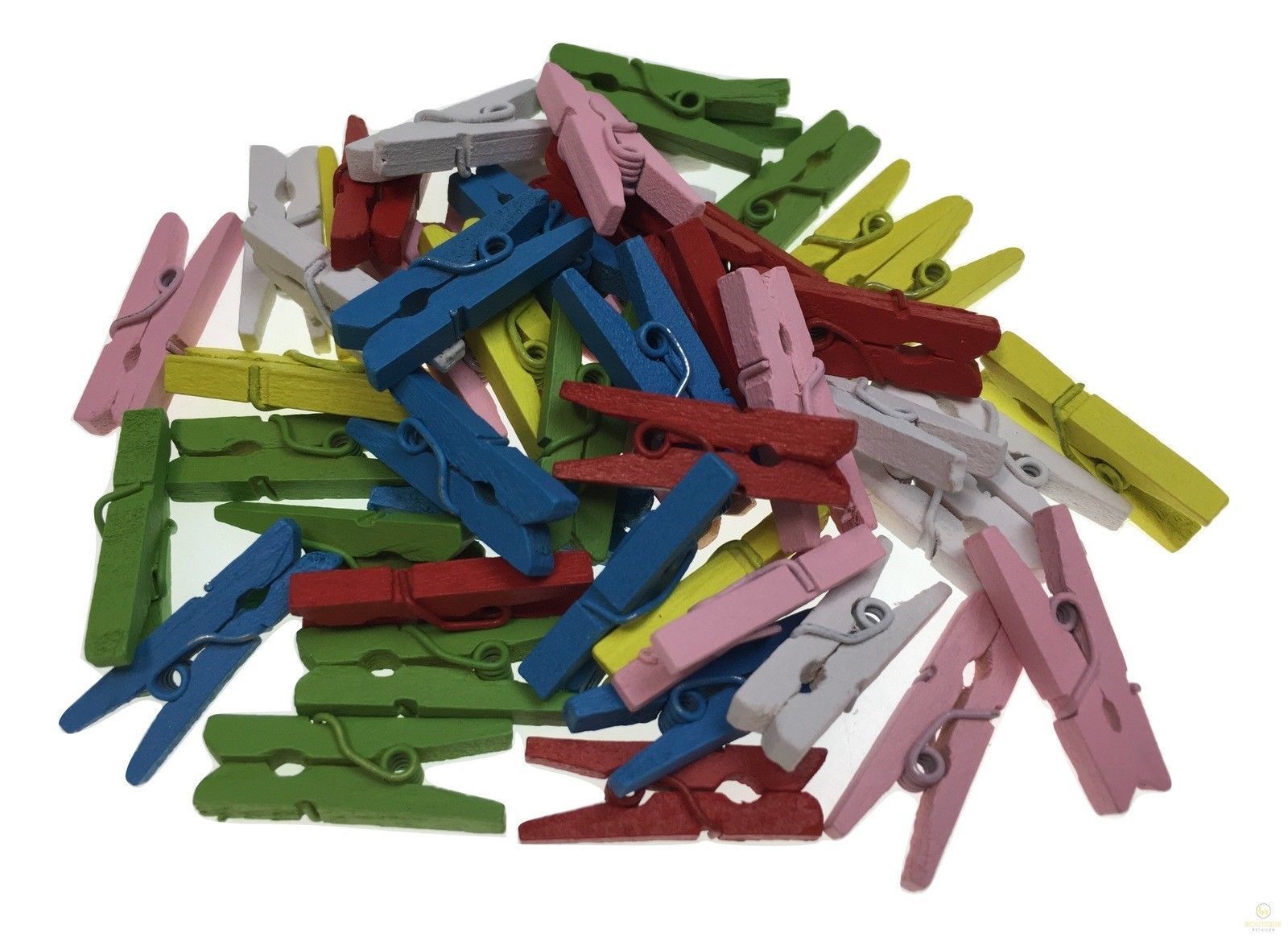 900pcs MINI WOODEN PEGS Natural Craft Baby Shower Clothes Pin Scrapboo