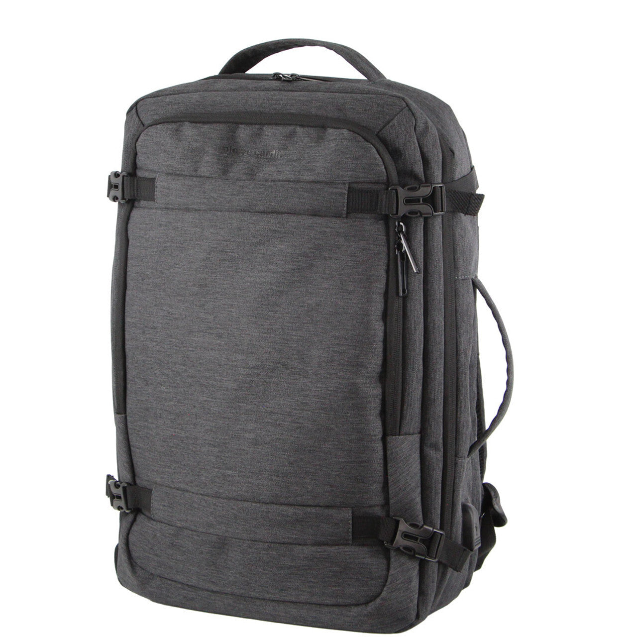 Pierre Cardin Mens Travel & Business Backpack with Built-in USB Port