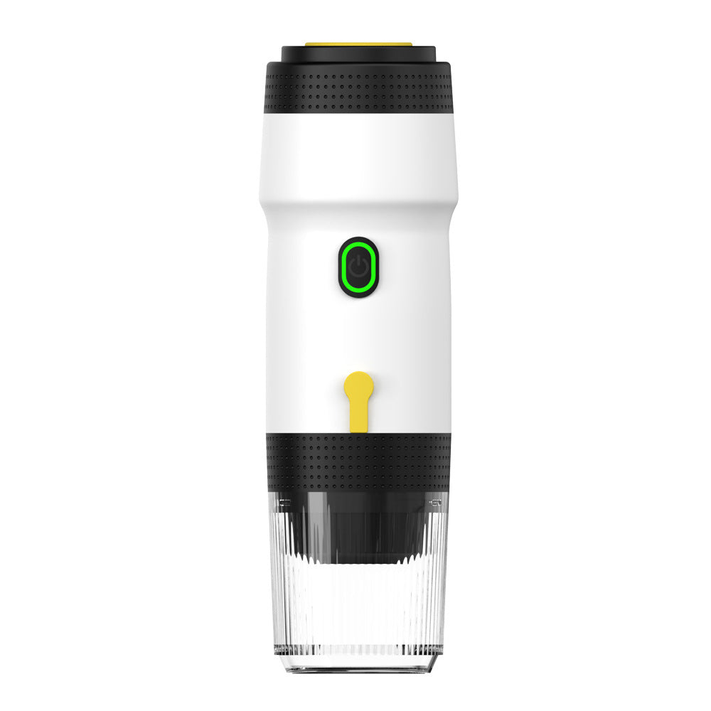White 3-in-1 Portable Electric Espresso Maker - Rechargeable Travel Co