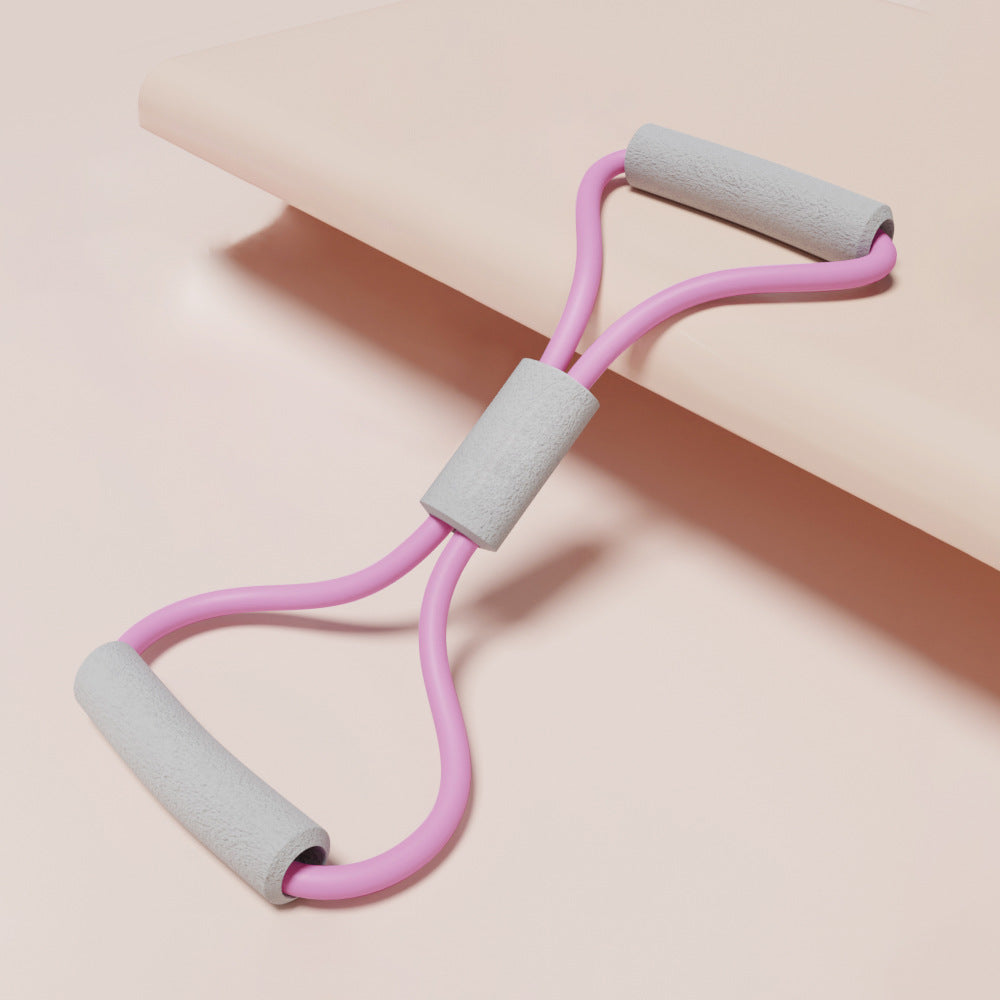 2PCS Purple 20 Pounds Back Stretching Resistance Band - 20x15x5cm Shou
