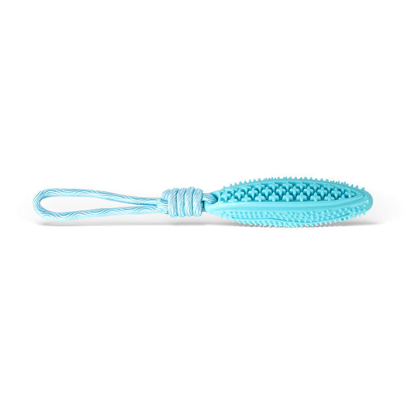 Blue Star Long Olive Durable Cotton Rope Dog Toy Set (2-Pack) - Chew,