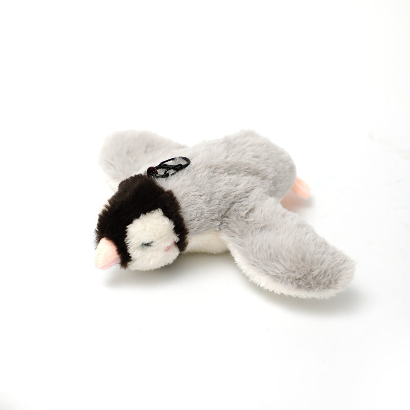 Penguins Electric Flapping Plush Cat Toy with Sound - Realistic Self-P
