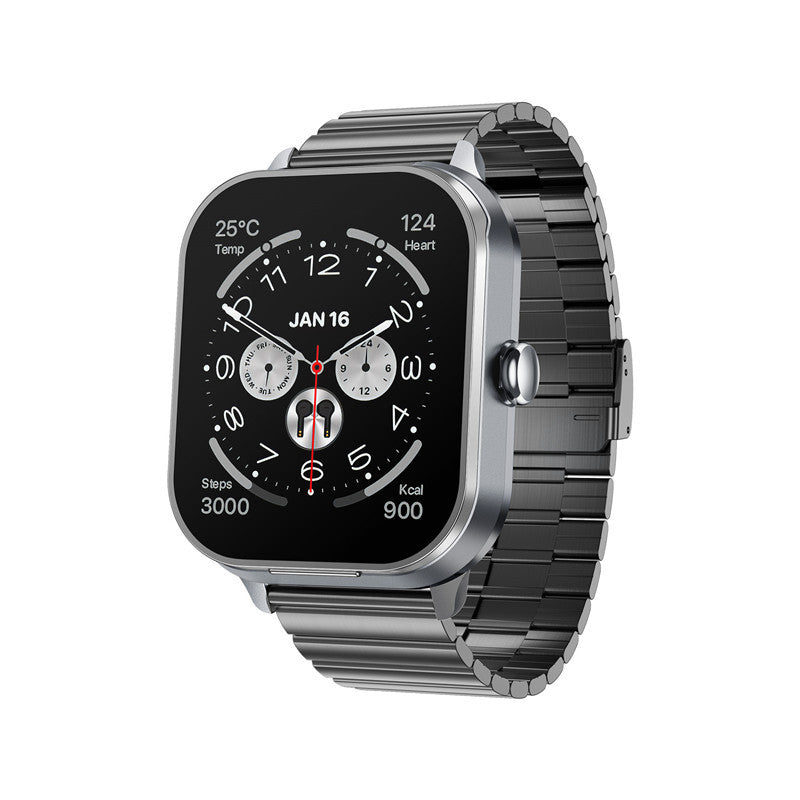 Smartwatch with Built-in TWS Earbuds & Silicone Sleeve - 2.01 HD Scree