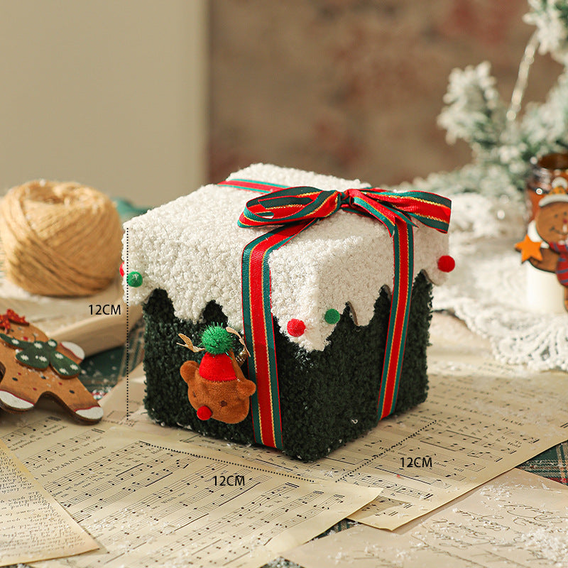 White Green Premium 2-Piece Christmas Apple Gift Box Set - High-End Th