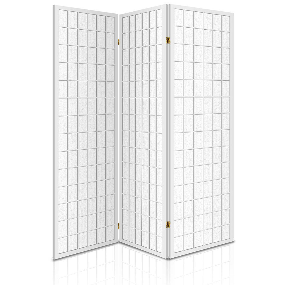 Artiss Room Divider Screen Wood Timber Dividers Fold Stand Wide White
