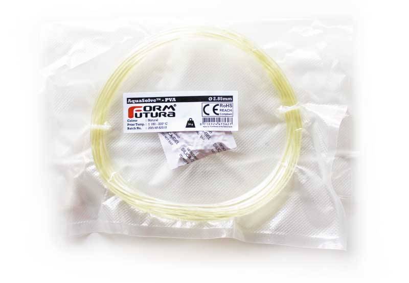 PVA Support Filament AquaSolve - PVA 1.75mm Natural 50 gram 3D Printer