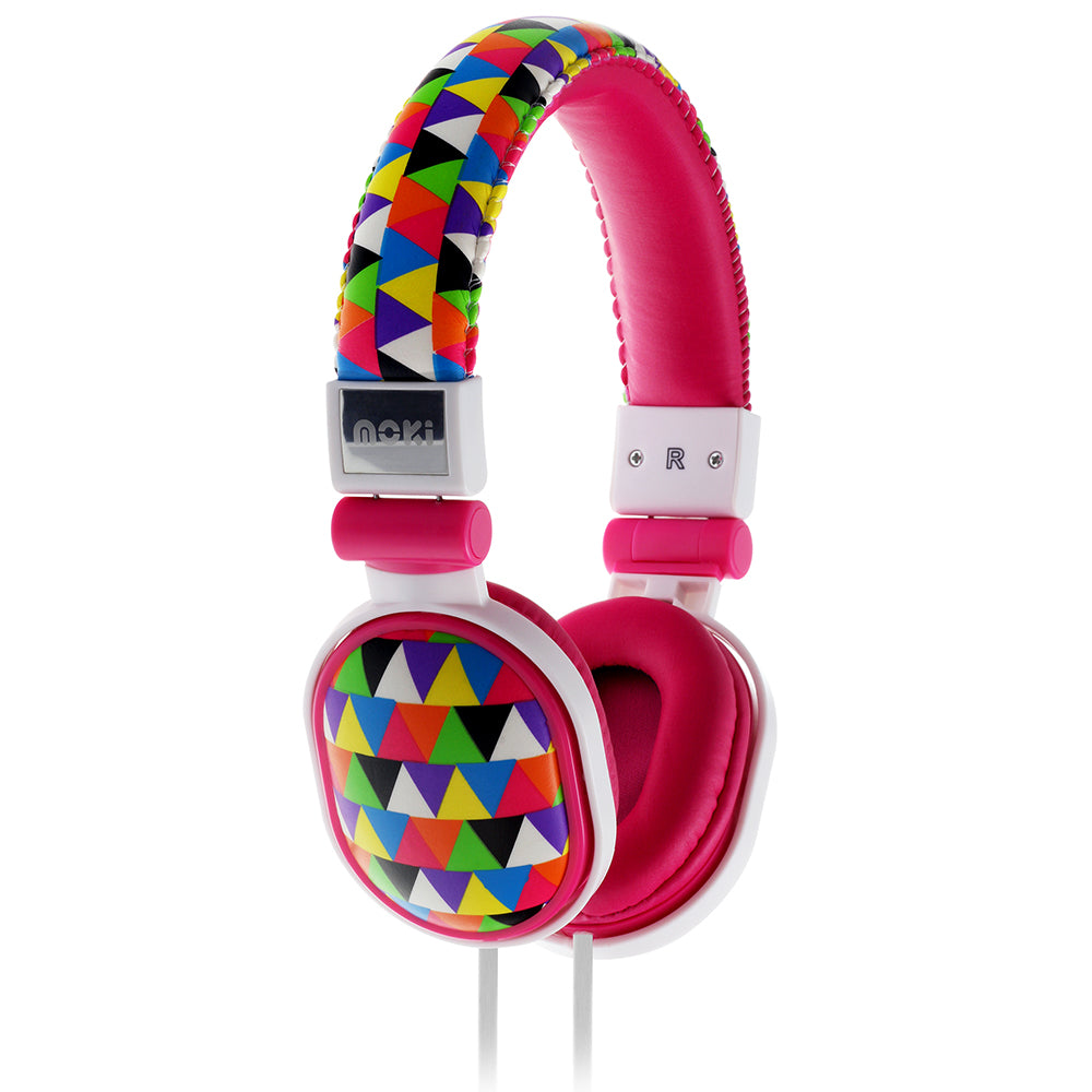Moki Popper - Triangle Pattern soft cushioned premium DJ Style headpho