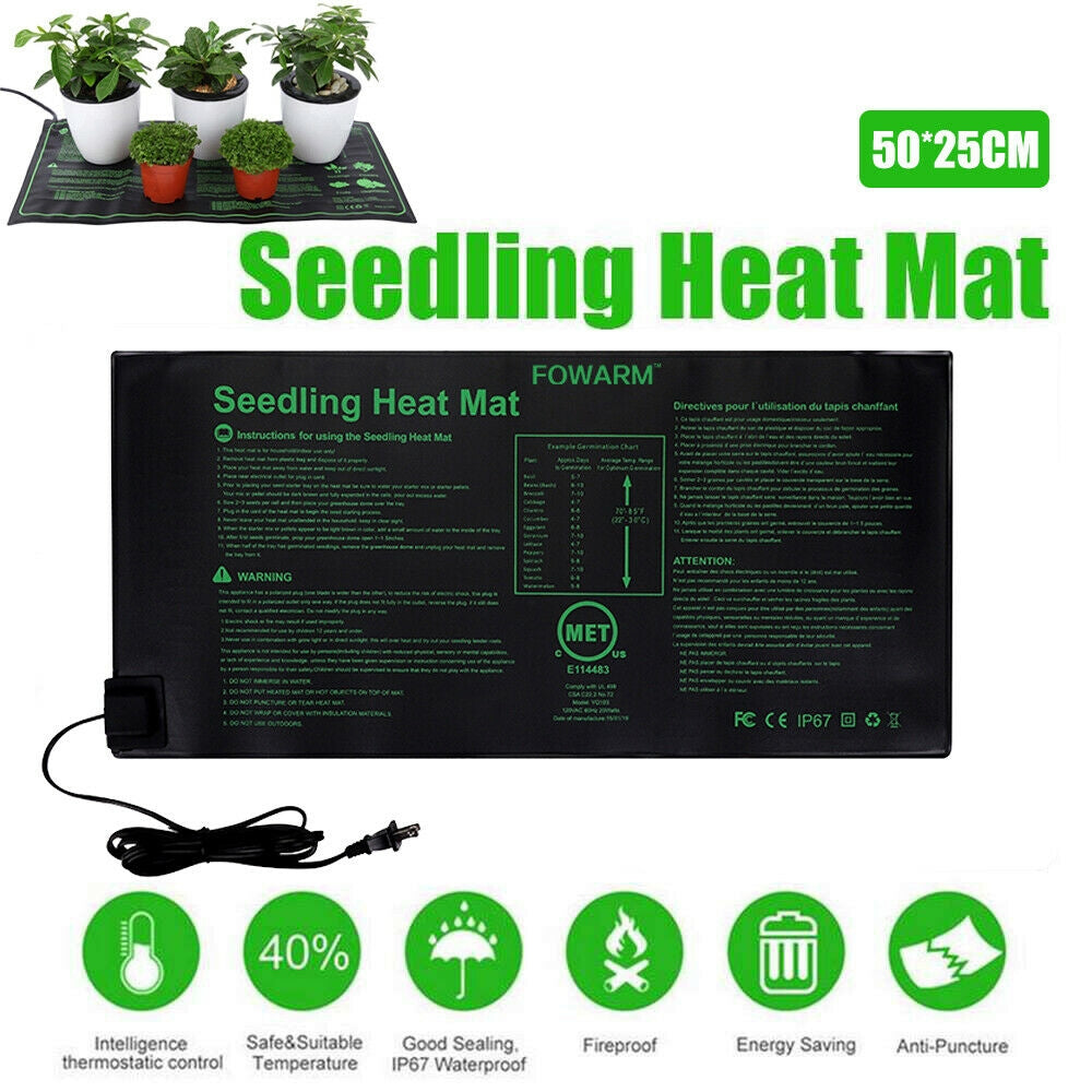 Propagation Seedings Heating Mat Seed Germination Starter Sprout Plant
