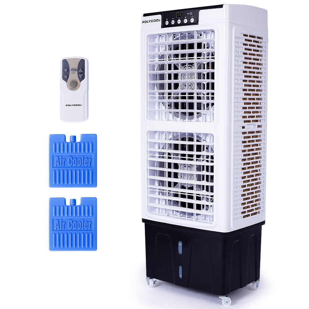 POLYCOOL 35L 220W Portable Evaporative Air Cooler 24 Hour Timer 4 in 1