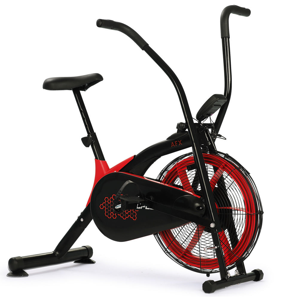 PROFLEX Air Bike Fan Resistance Exercise Fitness Bicycle Home Gym Blac