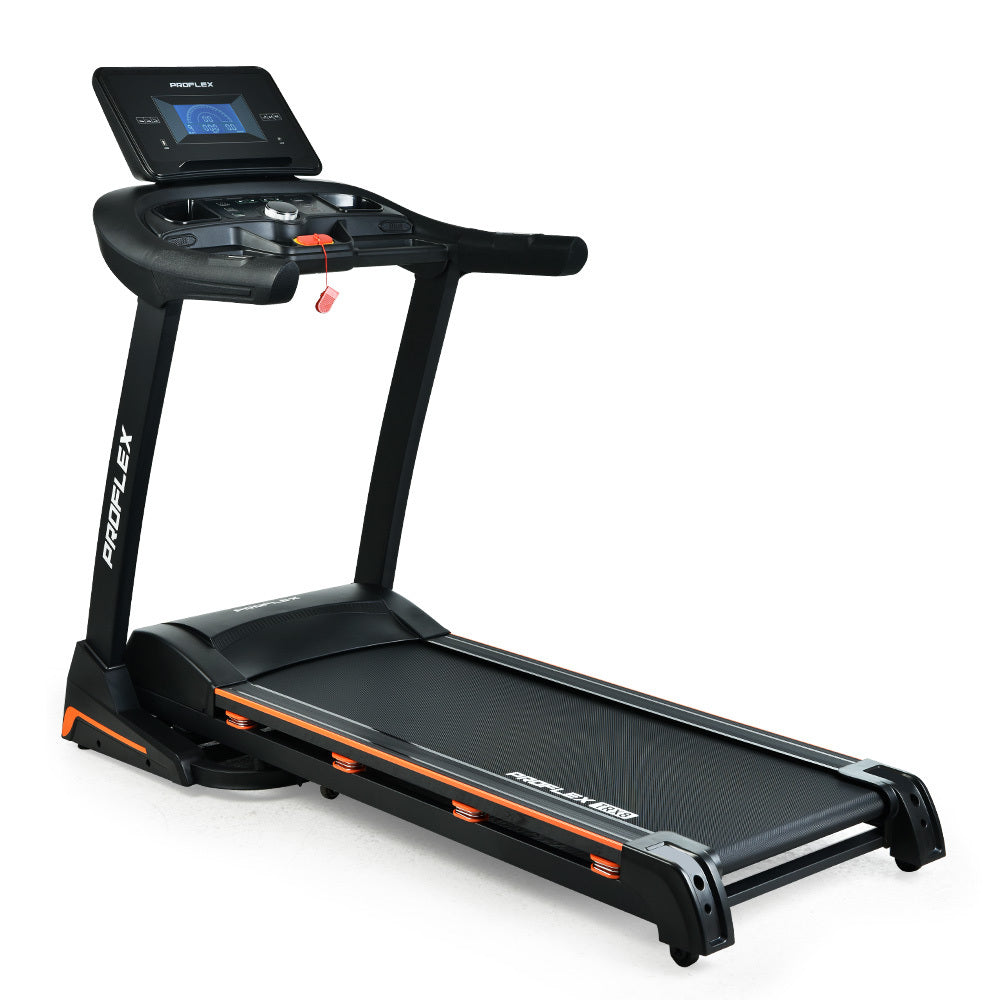 PROFLEX Electric Treadmill Auto Incline Foldable Run Machine 480MM Bel