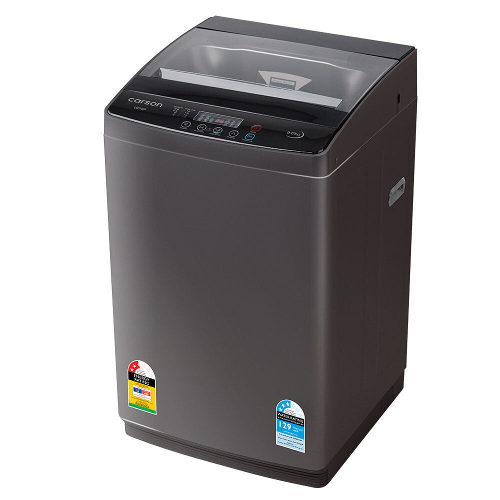 CARSON 9kg Top Load Washing Machine Home Laundry Clothes Washer Dry Wa