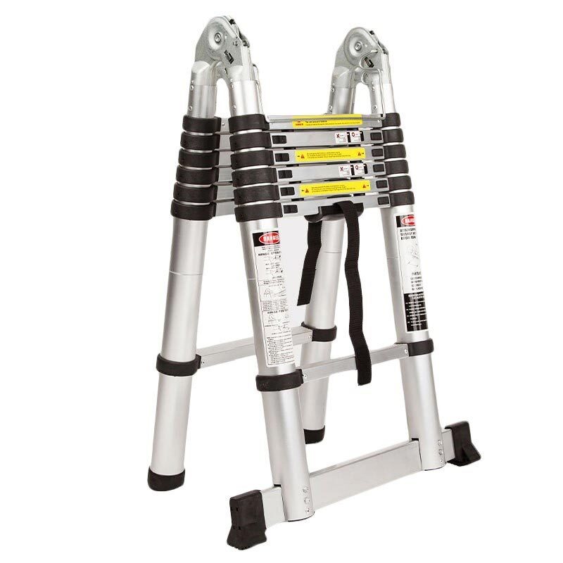 Bullet 4.4m Multipurpose Aluminium Telescopic Folding Ladder Alloy Ext