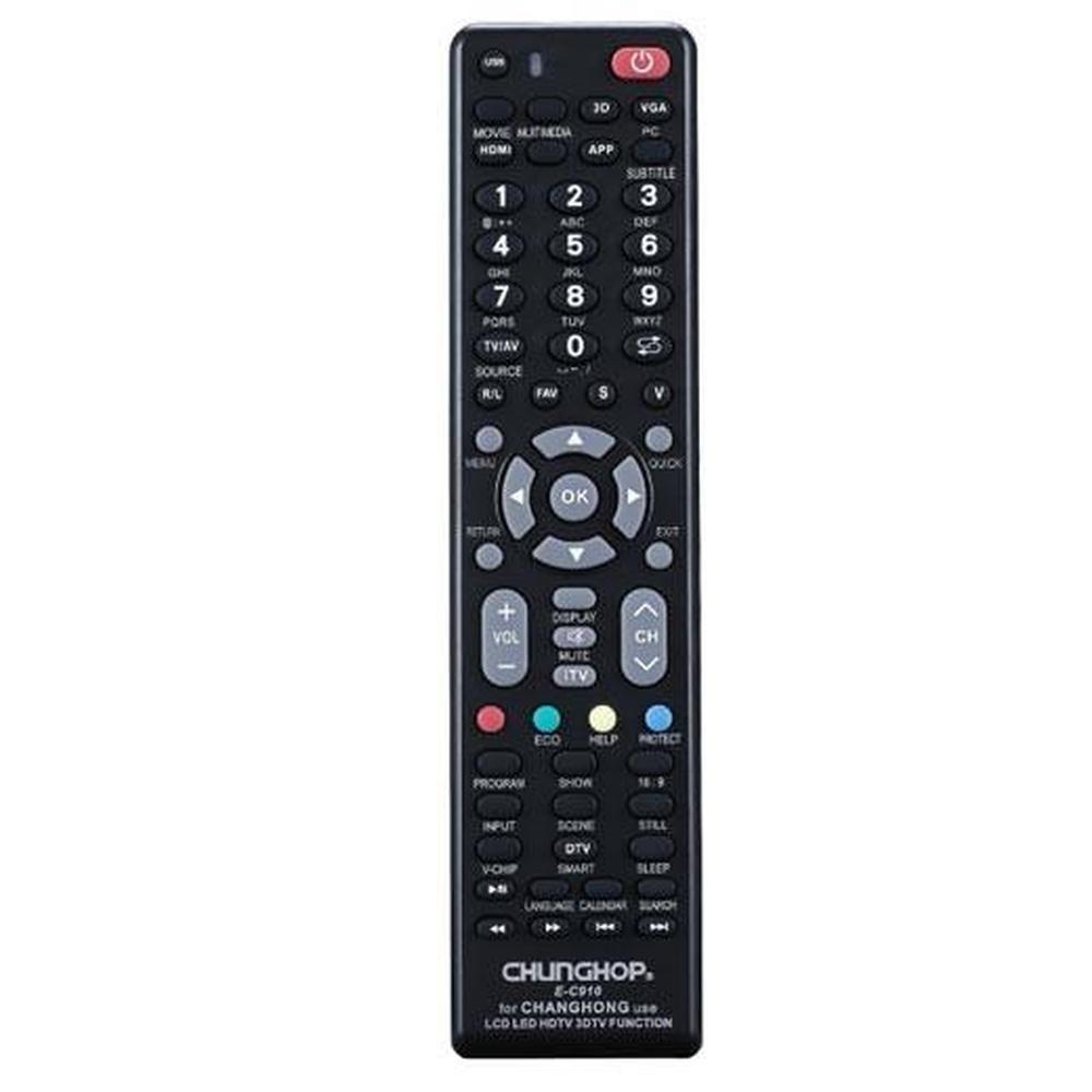 Chunghop Universal TV Remote Control Compatible with Changhong LCD Sma