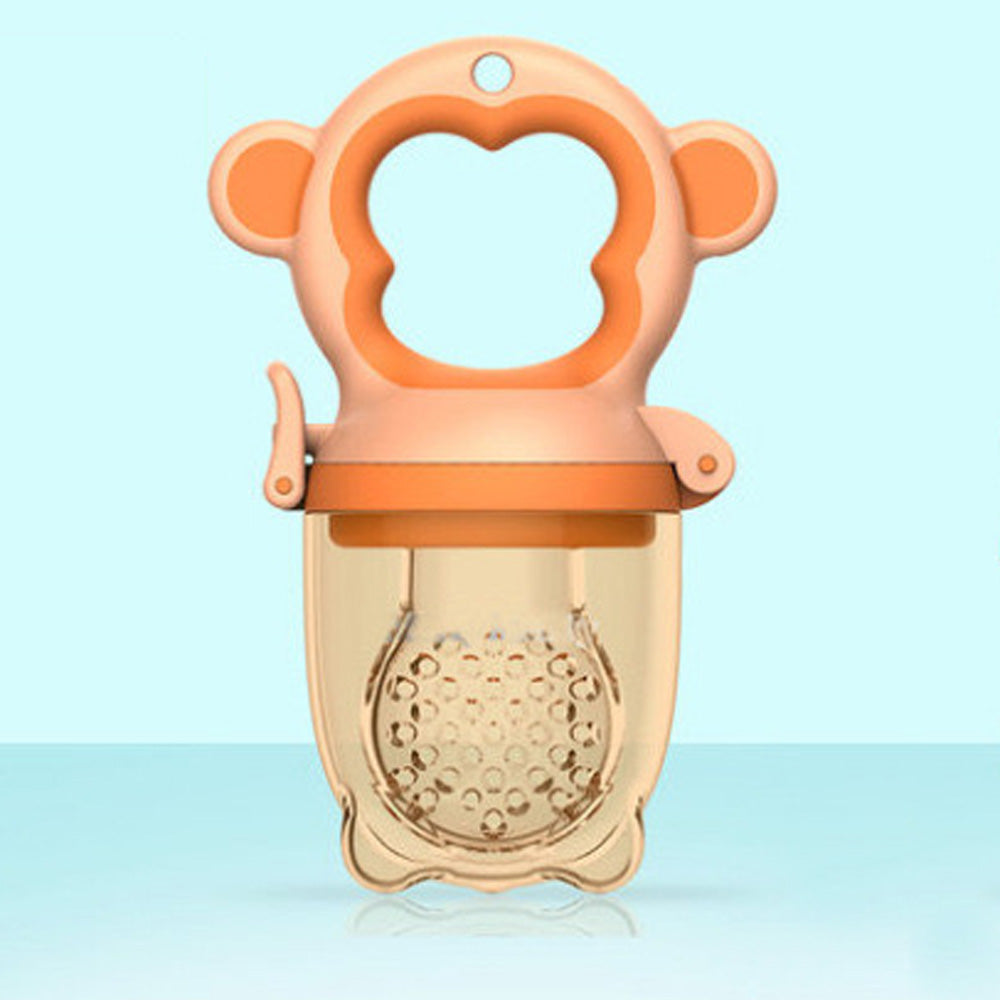 2 X Newborn Baby Food Fruit Nipple Feeder Pacifier Safety Silicone Fee