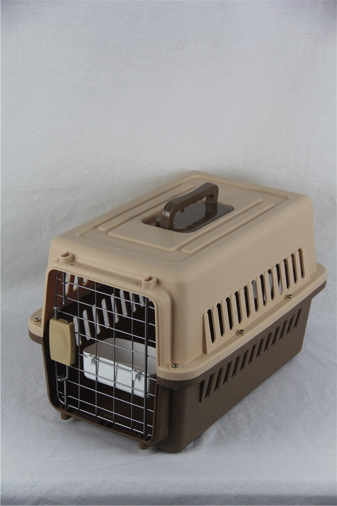 YES4PETS Small Dog Cat Rabbit Crate Pet Carrier Airline Cage With Bowl