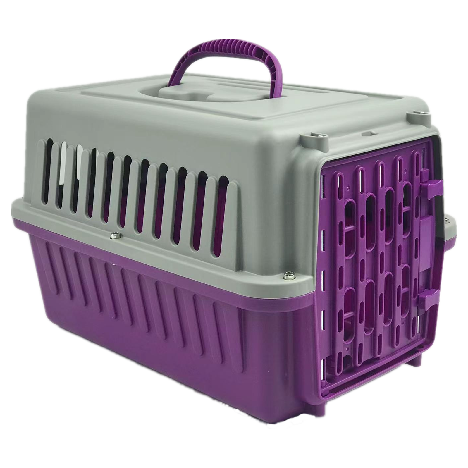 YES4PETS Purple Small Dog Cat Rabbit Crate Pet Guinea Pig Carrier Kitt