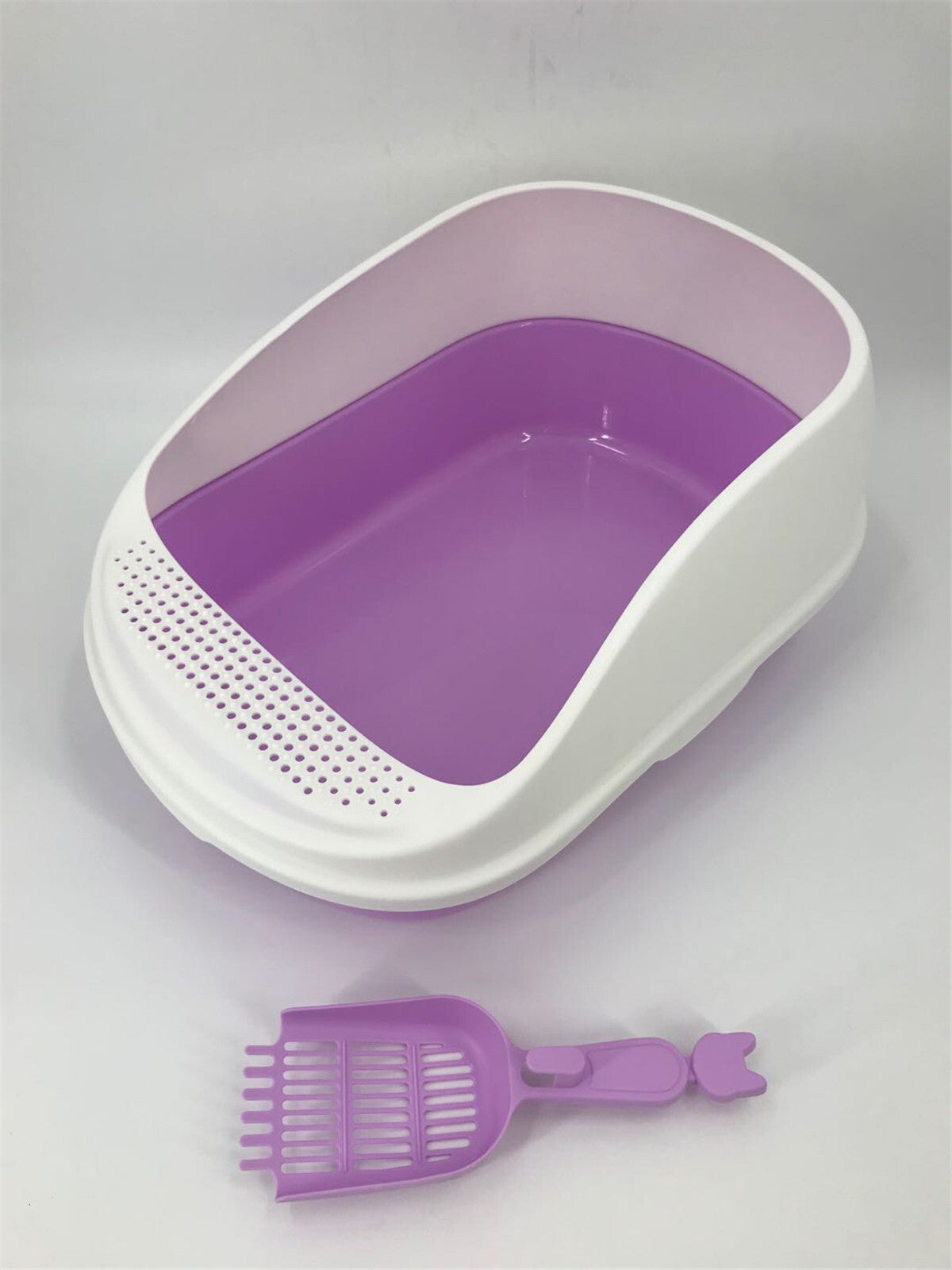 YES4PETS Large Portable Cat Toilet Litter Box Tray House with Scoop Pu
