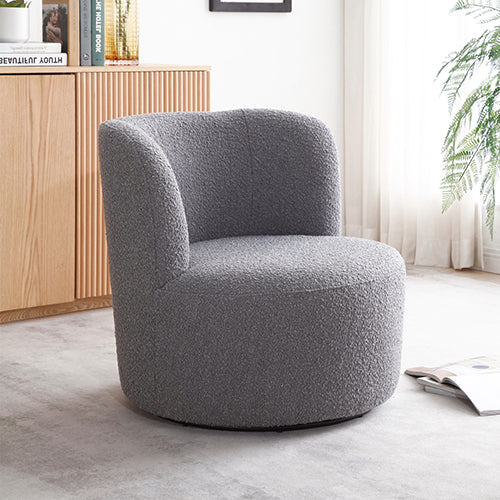 Como Arm Chair Fabric Upholstery Dark Grey Colour Wooden Structure Hig