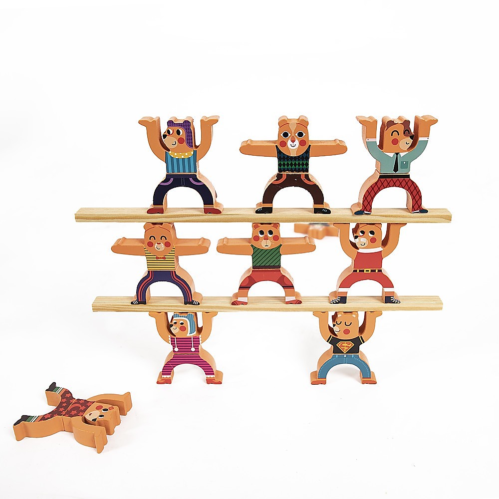 Balancing Stacking Blocks Educational Balance Wooden Acrobatic Toys Ga